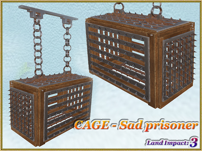Second Life Marketplace - CAGE - Sad prisoner (3 LI) (Full perm)