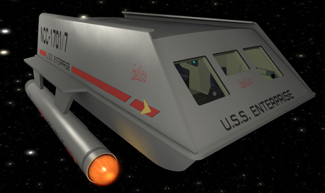 Second Life Marketplace - [JRF] Vehicle - Class F Shuttlecraft
