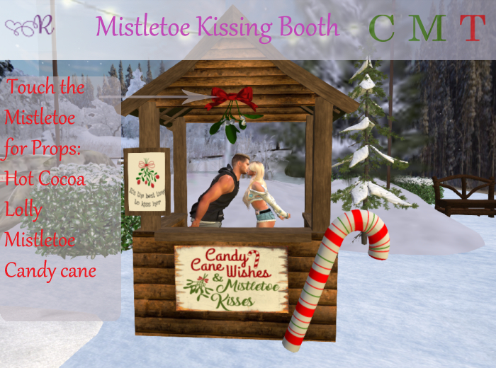 Second Life Marketplace - *Revived* Mistletoe Kissing Booth PG