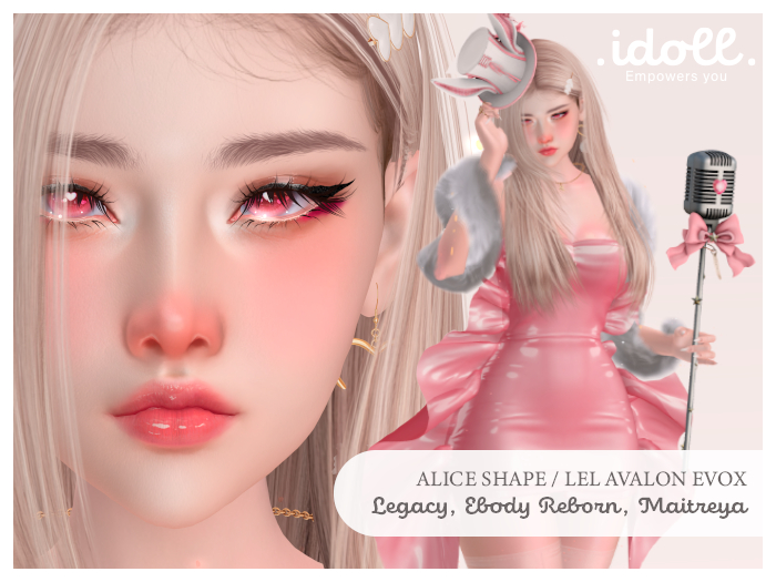 Second Life Marketplace - .Idoll. Alice Shape for Avalon Evox
