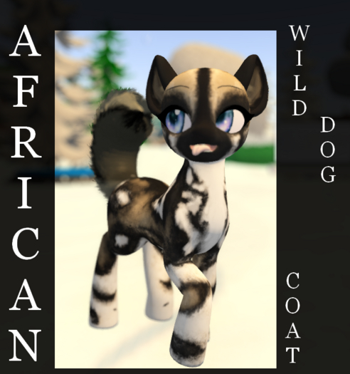 Second Life Marketplace - [OP] African Wild Dog Coat