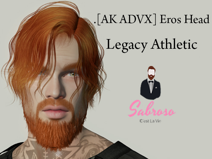 Second Life Marketplace - Tyler Shape for [AK ADVX] - Eros Head ...