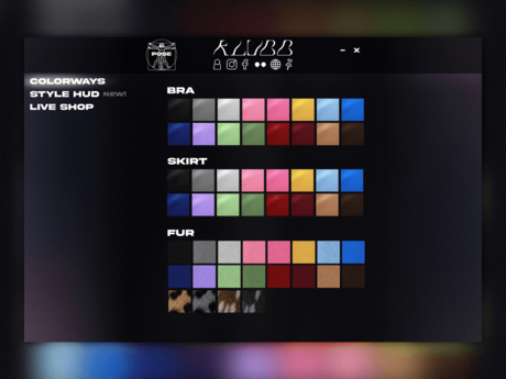 Second Life Marketplace - #Klubb "Arielle" Bra, Skirt, & Fur [FP]