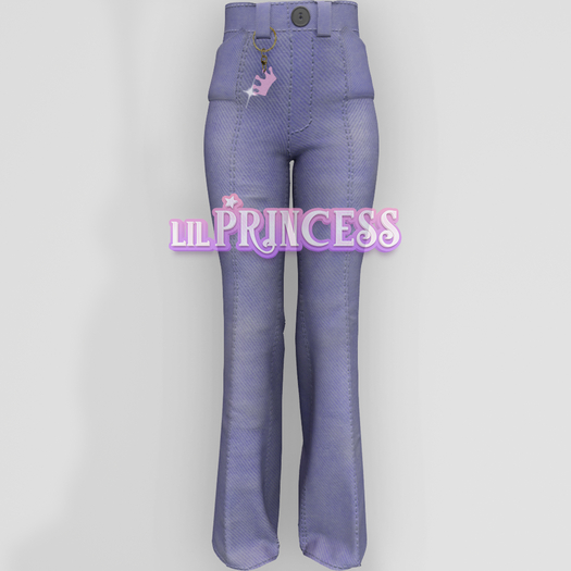 Second Life Marketplace - LilPrincess Gracey Bell Bottom Jeans Light Blue