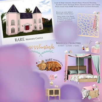 Second Life Marketplace - {moss&mink} Modern Princess - Full set light ...