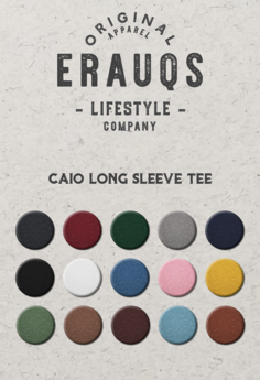 Second Life Marketplace - [ ERAUQS ] - Caio Long Sleeves Tee - Fatpack
