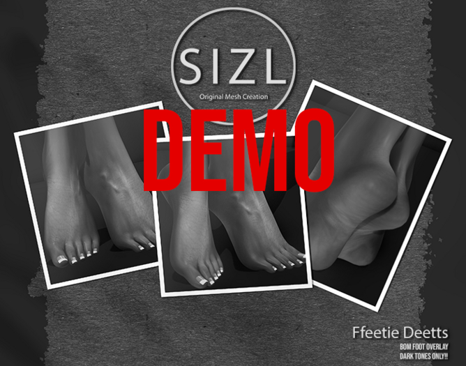 Second Life Marketplace - SIZL FFEETIE DEETTS DEMOS [UNPACK]