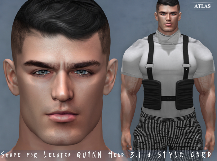 Second Life Marketplace - *ATLAS* Mens Shape KOSTYA for Lelutka QUINN ...