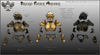 Second Life Marketplace - [The Forge] Drago Ryder, Pauldrons, Bronze