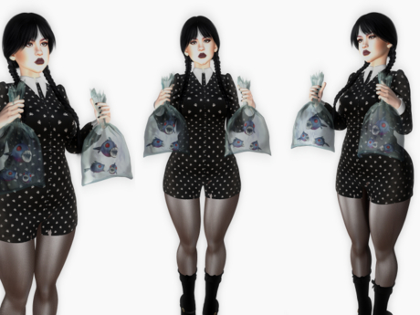 Second Life Marketplace - {xLRx} LeLUTKA PRIM (WEDNESDAY) Head Shape #0030