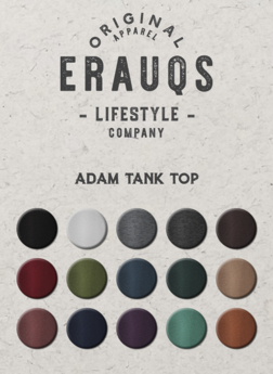 Second Life Marketplace - [ ERAUQS ] - Adam Tank Top - Fatpack