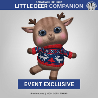 Second Life Marketplace - SEmotion Libellune Little Deer Companion ...