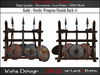 Second Life Marketplace - Kafal - Nordic Weapons Shields Rack v1
