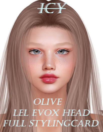 Second Life Marketplace - ICY beauty // Olive Shape / Lelutka Lilly (Evo X)