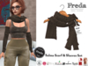 Second Life Marketplace - "Freda" Selma Knitted Sleeves & Scarf Brown ...