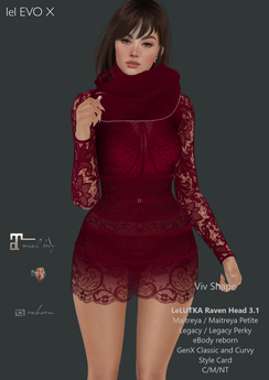 Second Life Marketplace - BE Allure Shape - Viv Shape {LeLUTKA Evo ...