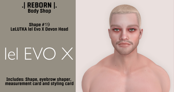 Second Life Marketplace - .| REBORN |. Body Shop - SHAPE #19 LeLUTKA ...