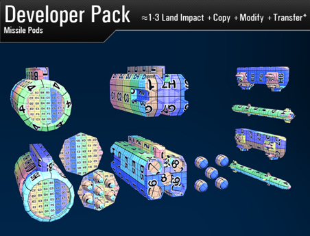 Second Life Marketplace - Devpack: Missile Pods
