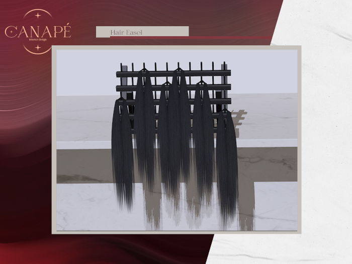 Second Life Marketplace - [Canape] Hair Easel Black