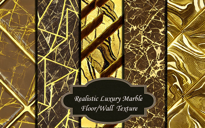 Second Life Marketplace - Realistic Luxury Marble Loft Wall/Floor ...