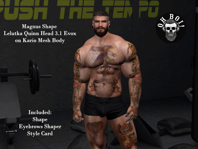 Second Life Marketplace - Magnus Shape for Lel Quinn & Kario Body