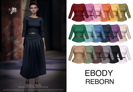 Second Life Marketplace - *Just BECAUSE* Tasha Shirt - Reborn