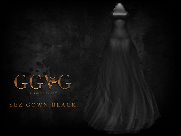 Second Life Marketplace - GGVG SEZ GOWN BLACK 2
