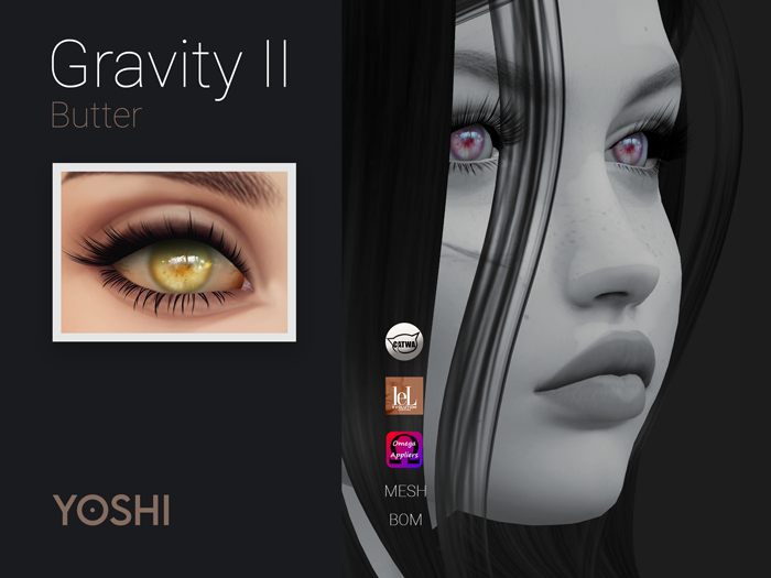 Second Life Marketplace - YOSHI - Gravity Magical Eyes - Butter
