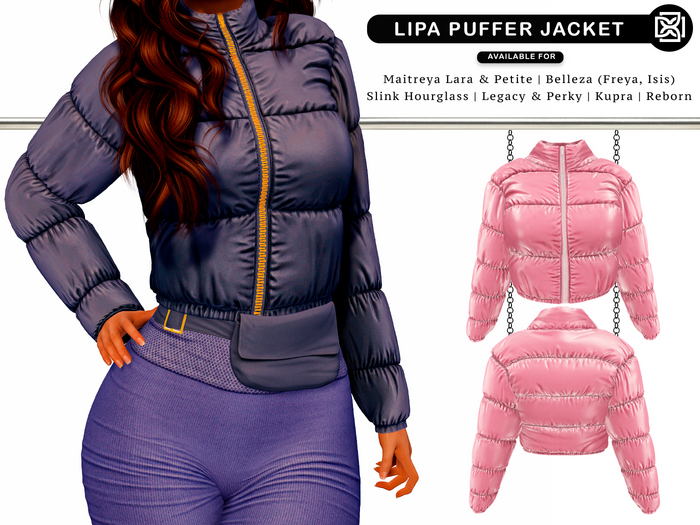 Second Life Marketplace - Addams - Lipa Puffer Jacket #05