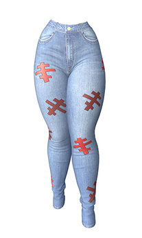 Second Life Marketplace - The Cakery - Triple Cross Jeans Red