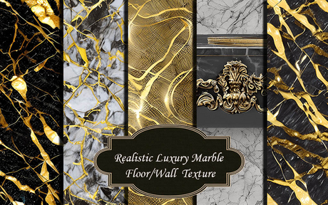 Second Life Marketplace - Realistic Luxury Marble Loft Wall/Floor ...