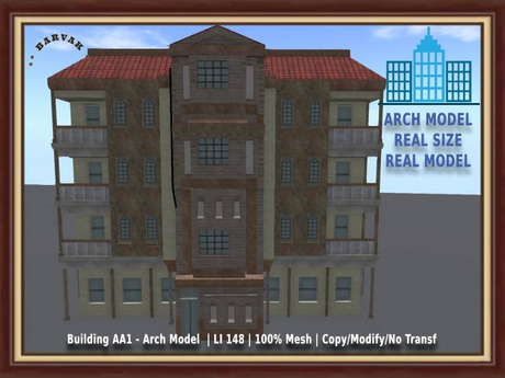 Second Life Marketplace - Building AA1 - Arch Model