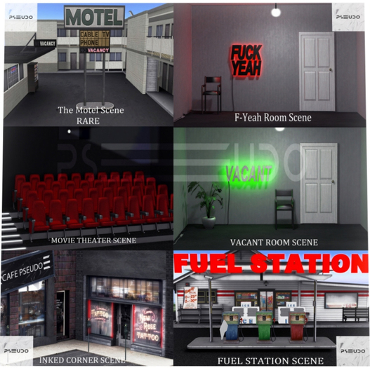 Second Life Marketplace - Pseudo- Movie theather Scene