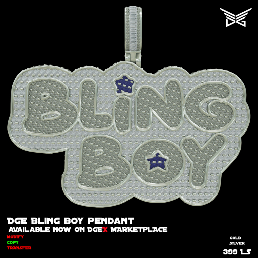 Second Life Marketplace - DGE Bling Boy Pendant Pack