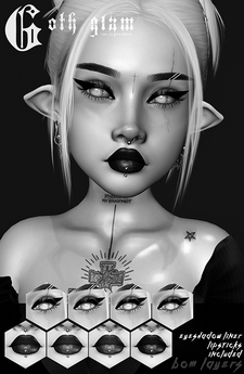 Second Life Marketplace - Disturbia // Goth Glam Collection DEMO