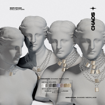 Second Life Marketplace - CHAOS. seraphim chains necklace