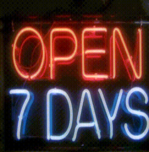 Second Life Marketplace - Neon Sign - Open_7_days V2