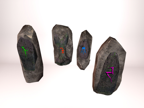 Second Life Marketplace - *uC* Ritual Stones mesh 1Li wicca / pagan