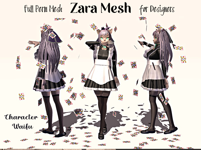Second Life Marketplace - ZM - Character - Waifu - FULL PERM MESH