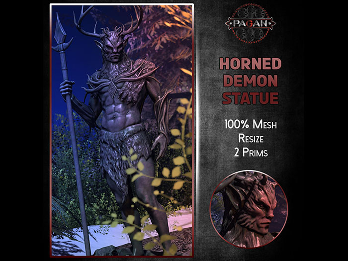 Second Life Marketplace - [Pagan] Demon horney statue
