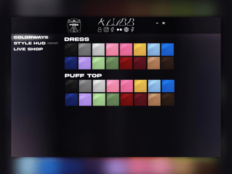 Second Life Marketplace - #Klubb "Maxine" Dress [DEMO]