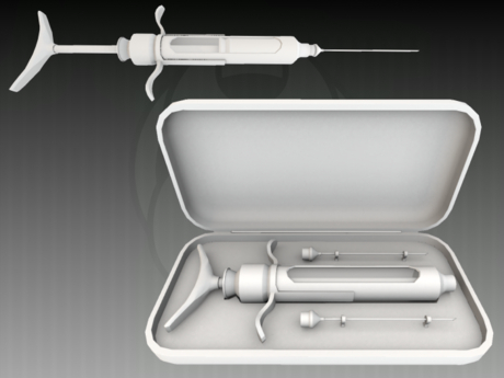 Second Life Marketplace - Morf's Mesh Vintage Syringe & Case V2 (Full Perm)