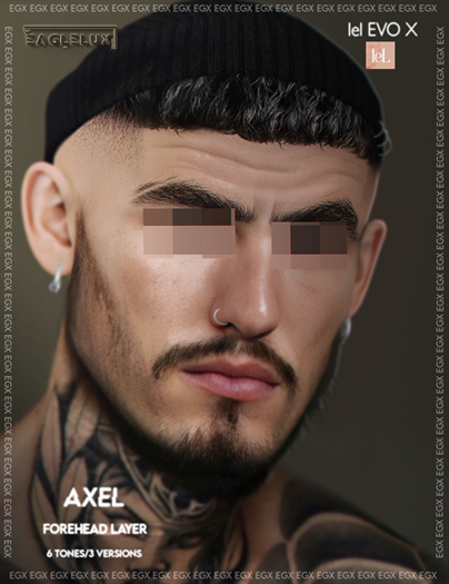 Second Life Marketplace - EGX. BOM Axel Forehead Layer DEMO