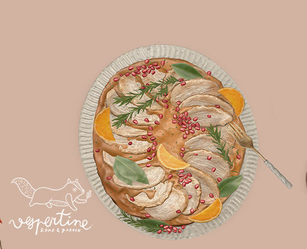 Second Life Marketplace - {vespertine} - savoury rustic menu. - chicken ...