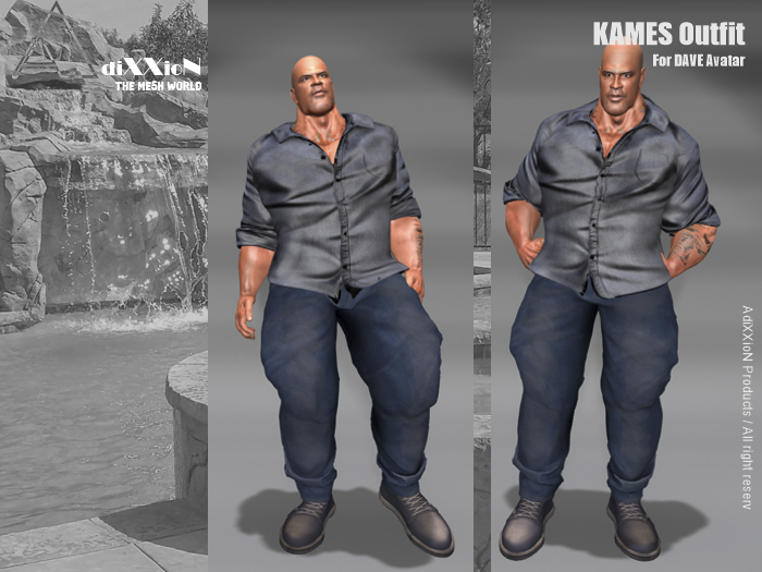 Second Life Marketplace - Kames Outfit / Dave Avatar
