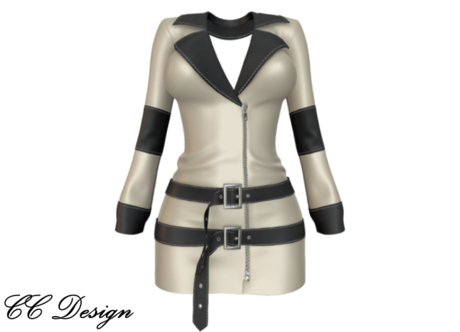 Second Life Marketplace - *CC* Sofia Leather Jacked Blanchedalmond