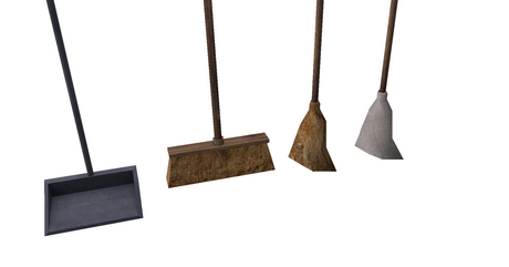 Second Life Marketplace - dustpan, Broom, Mop Full Perm isabelleize
