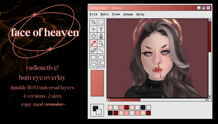 Second Life Marketplace - face of heaven - radioactive! bom eye overlay