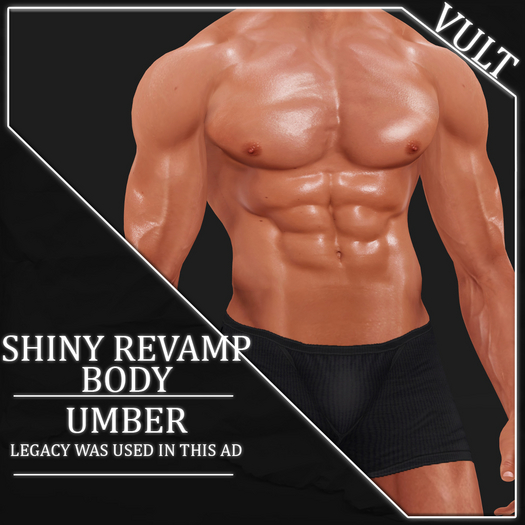 Second Life Marketplace - [VULT] REVAMP SHINY BODY SKIN OMEGA/BOM UMBER ...