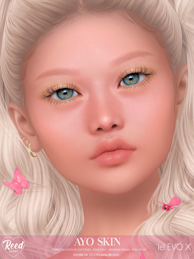 Second Life Marketplace - REED SKINS-AYO SKIN-LELUTKA EVO X-BLUSH